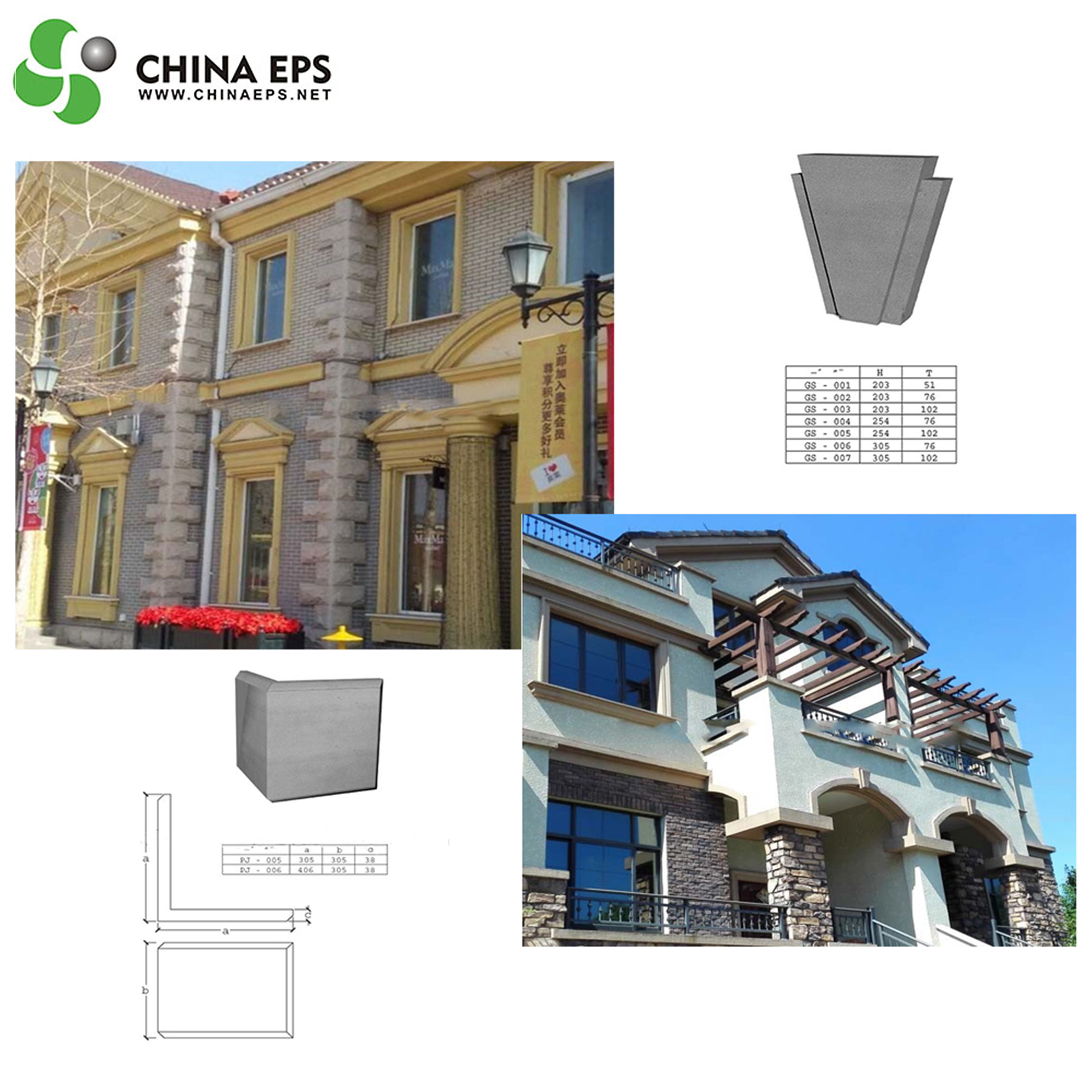 Buy Grc Window Frame Designs Waterproof Concrete Roman Columns ...