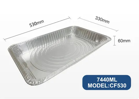 Buy Half Size Heavy Duty 25 Pack Aluminum Foil Tray Aluminum Foil Pans ...