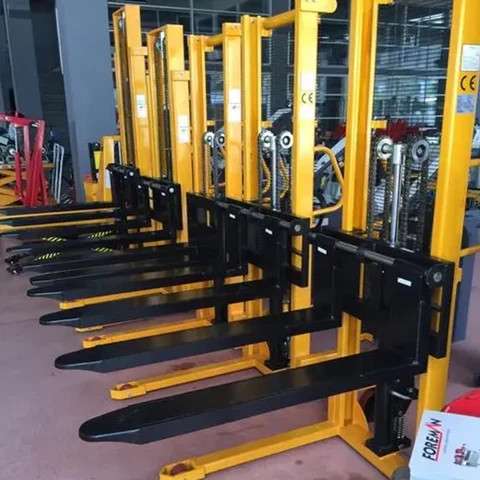 Buy Hand Fork Lift 1.5t Manual Stacker 3000kg Hand Pallet And Manual ...