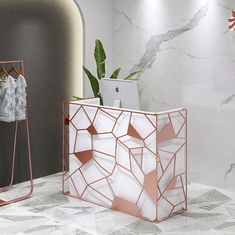 Buy Handheld Modern Style Cashier Counter Salon Reception Desk Cashier ...