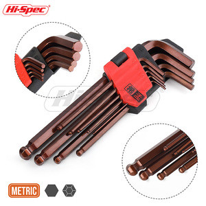 Buy Hi-spec 9pc S2 Allen Key Set Hex Ball End Wrench Universal ...