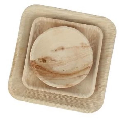 Buy High-grade Palm Leaf Disposable Bamboo Indian Square Ware Round ...