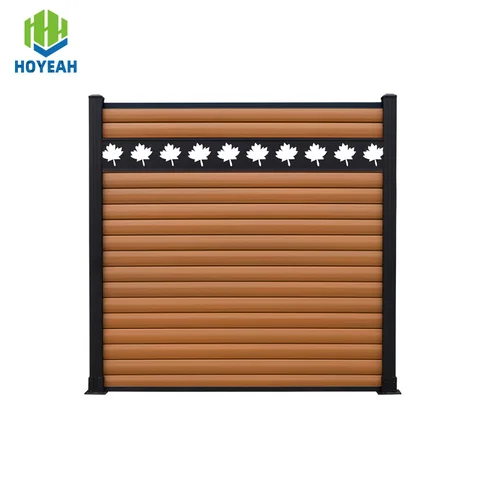Buy Hoyeah 202204 Wpc Fence Outdoor Aluminium Alloy Column Co-extrusion ...