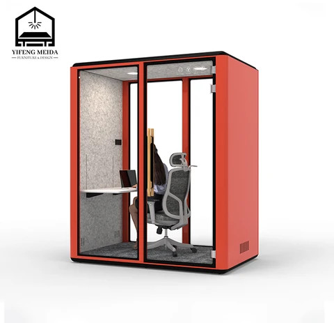 Buy Indoor Office Furniture Pod Soundproof Training Pod 2-3 Person ...