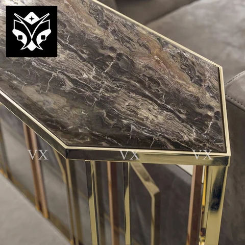 Buy Italian High-end Pure Copper Luxury Porch Table Corridor Console ...