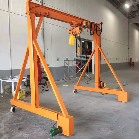 Buy Low Price Single Beam Gantry Crane Travel Lift Hoist Design ...