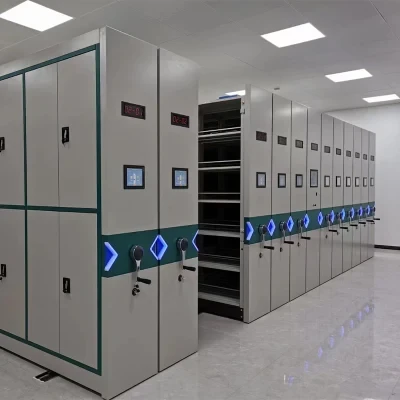 Buy Manual Handle And Mobile Shelf System Smart Mobile Shelving from ...