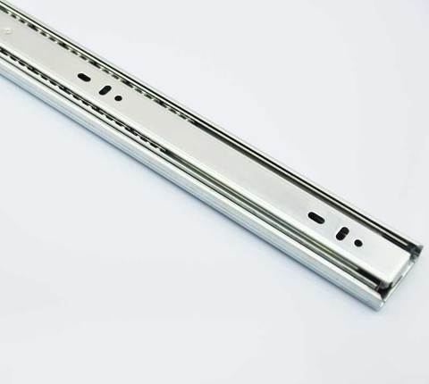 Buy Metal Drawer Slide Track Three Quiet Ball Bearing Slide Rails from ...