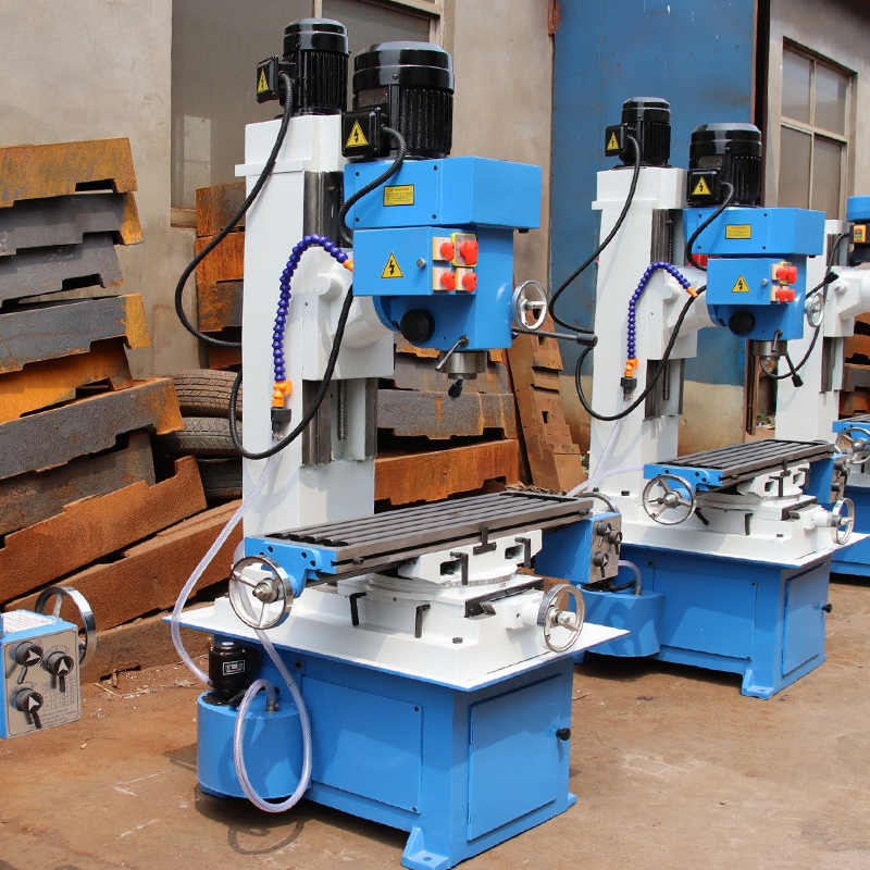 Buy Mini Zx50c Manual Milling Machine Drilling And Milling Machine from ...