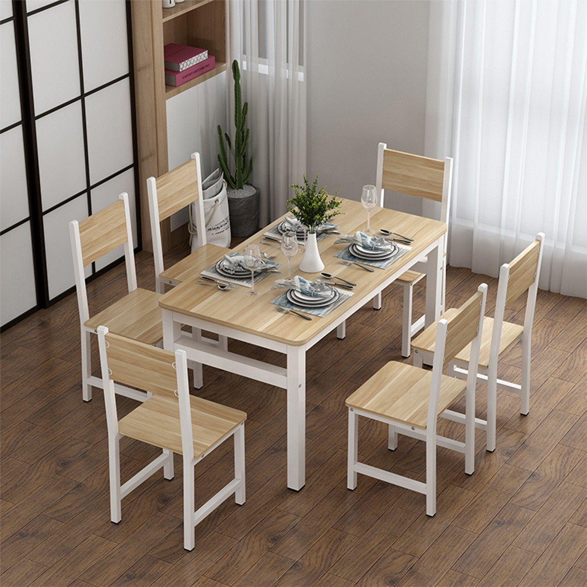 Buy Modern Simple Table Chair Dining Table Rectangular Table And Chair ...