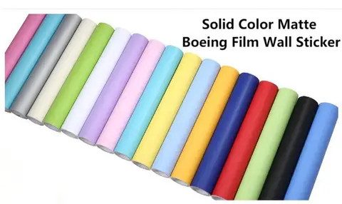Buy Modern Solid Color Contact Paper Pvc Waterproof Wallpaper For Room ...