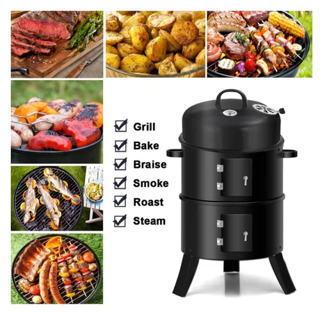 Buy Most Popular Bbq Grills Bbq Grill Smoker 3 Layers Tower Vertical ...