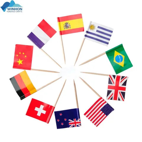 Buy National Countries Flags Toothpicks 50 Countries And Box Packing ...