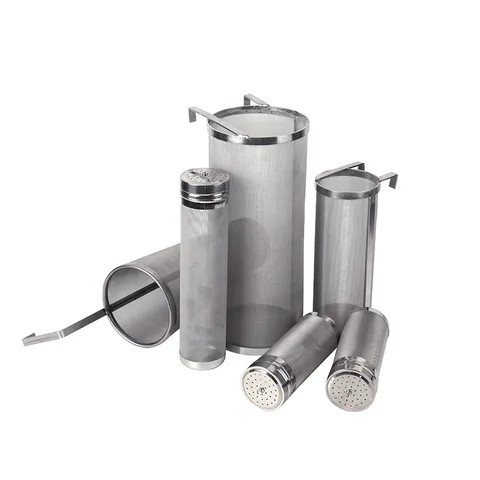 Buy New Stainless Steel Beer Hop Bucket Strainer Round Hole Liquid ...