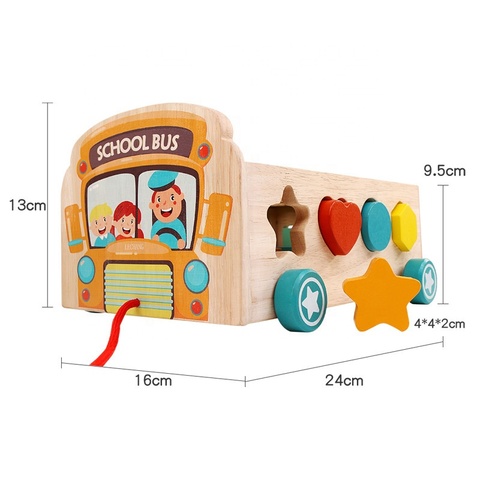 Buy Number Matching Math Bus Educational Toy With Numbers And Colors ...