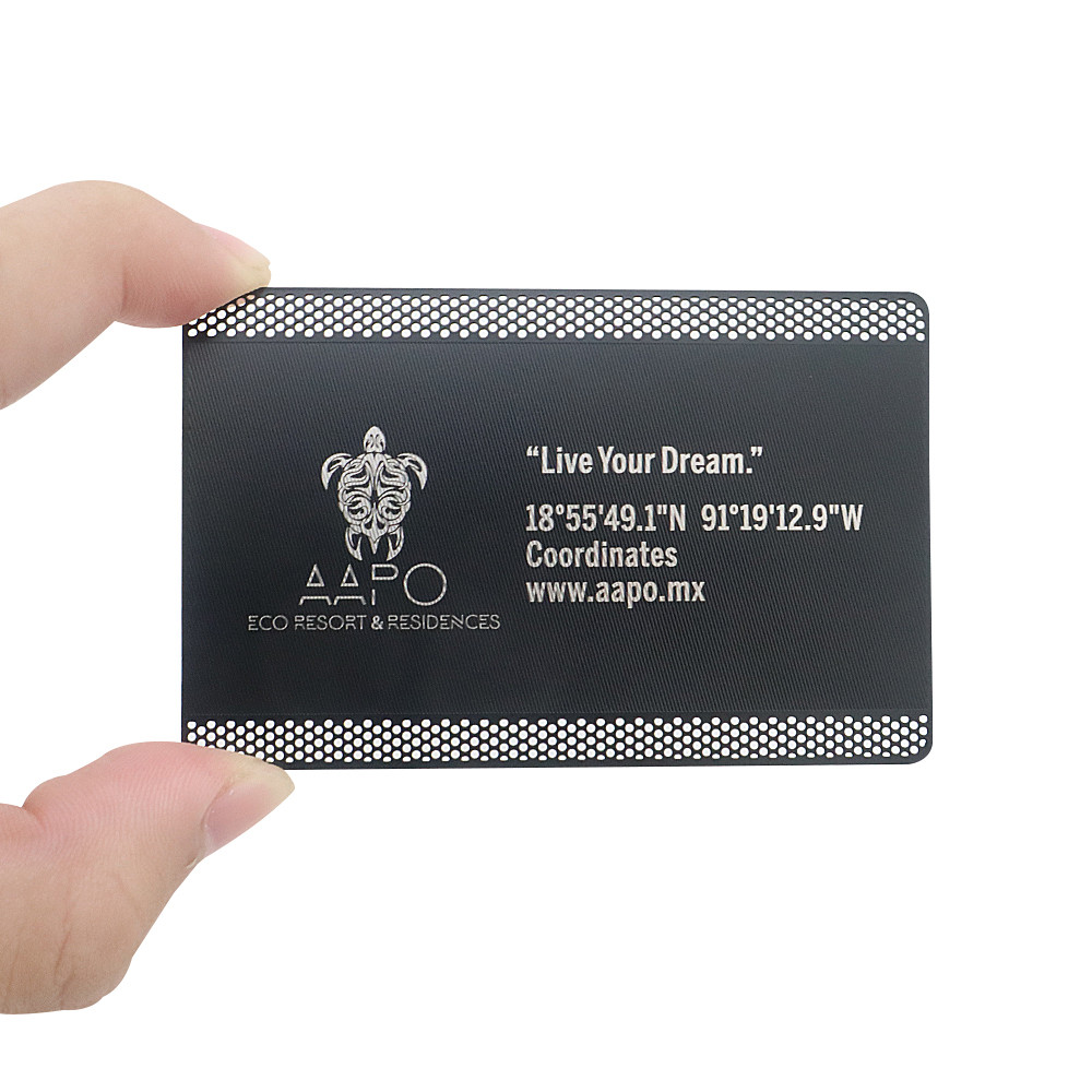 Buy Personalized Qr Code Brushed Stainless Steel Contactless Nfc ...