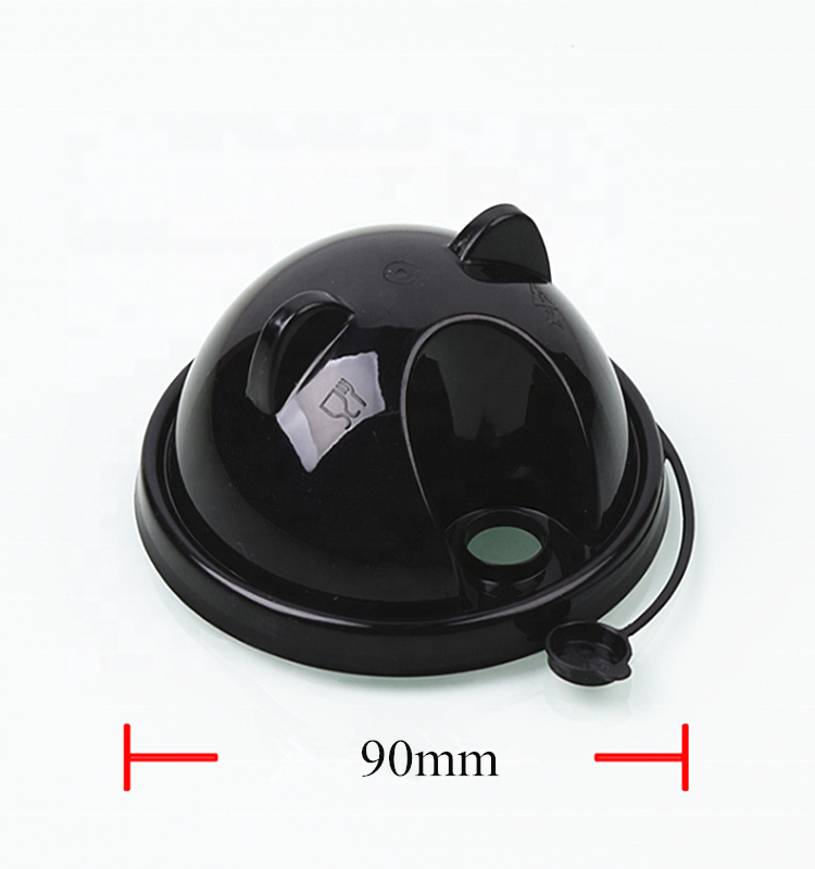 Buy Plastic Disposable 90mm Pp Injection Dome Lid Panda Lid For ...