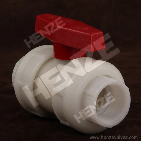 Buy Plastic Upvc, Cpvc, Pph, Pvdf, Frpp Threaded Plastic Float Ball Valve from Henze Valves ...