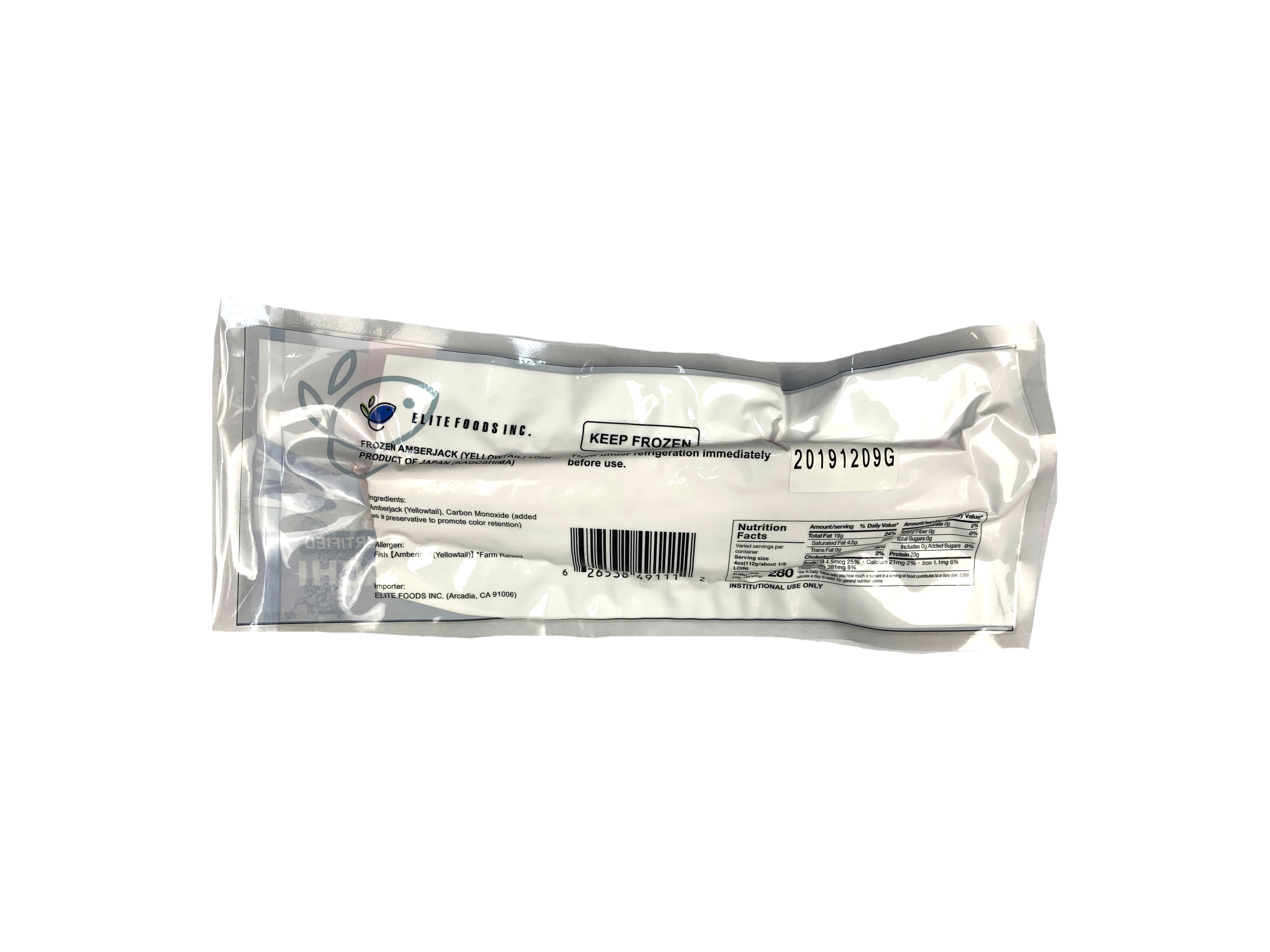 Buy Prepared Fish Slices Japanese Yellowtail Fish Loin Fillet/ Hamachi ...