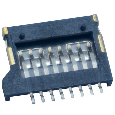 Buy Push Pull Female Smt Type Micro Sd Card Connector from ShenZhen ...