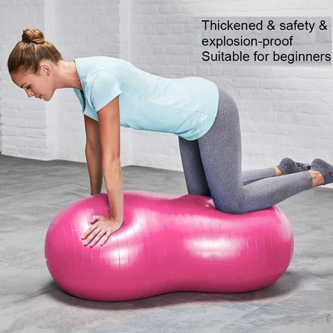 Buy Pvc Thicken Explosion-proof Peanut Yoga Ball Fitness Weight Loss ...