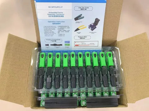 Buy Quick Field Assembly Ftth Embedded Fiber Optic Fast Connector Sc ...