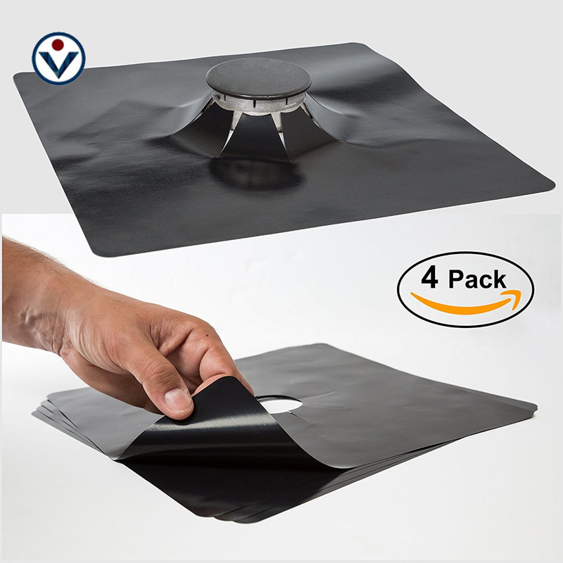 Buy Range Gas Stove Burner Covers 4 Pack -non Stick Lfgb Approved And ...
