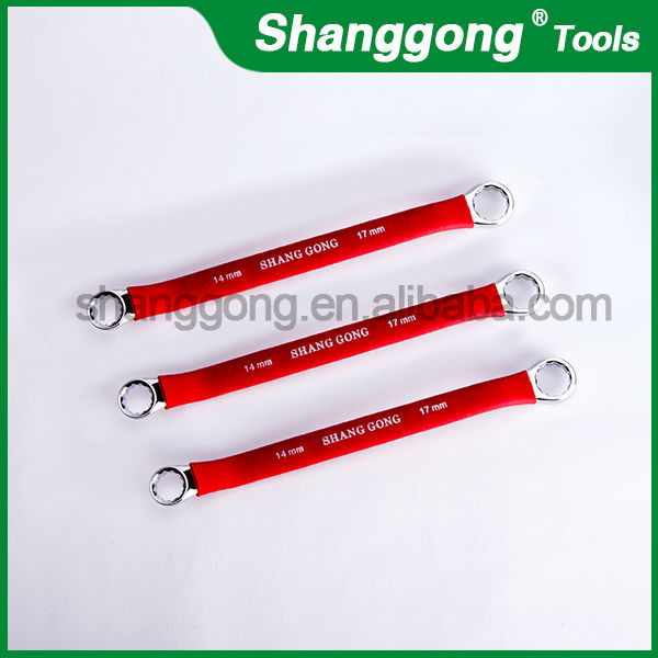 Buy Rubble Handle Double Offset Ring Spanner Crows Foot Wrenches from ...