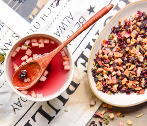 Buy Selected Mixed Fruits Flower Tea Blue Berry /rose /strawberry ...