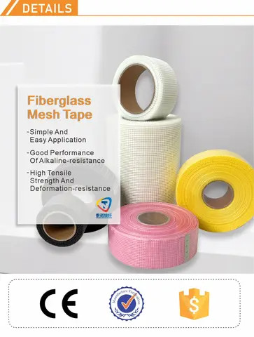 Buy Self Adhesive Fiber Glass Mesh Tape Uesd For Drywall Finishing ...