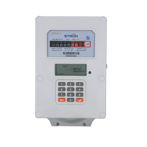 Buy Stron Sts Remote Recharge Prepaid Domestic Gas Flow Meter from ...