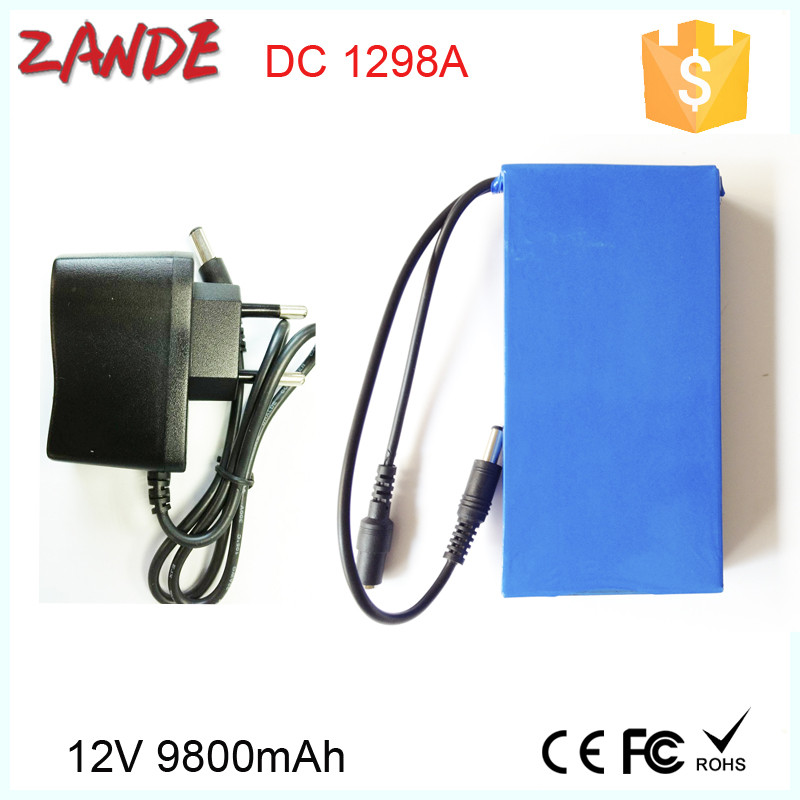 Buy Super Dc 12v 9800mah Polymer Rechargeable Li-ion Battery With Large ...