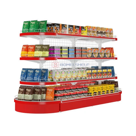 Buy Supermarket Metal Display Shelves For Retail Stores In Genera ...