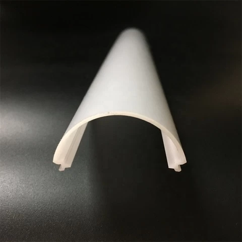 Buy T12 Milky Polycarbonate Pc Extrusion Led Light Tube Cover Top ...