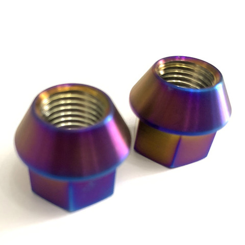 Buy Titanium Wheel Lug Nuts With High Strength M12 M14*1.5 45mm ...
