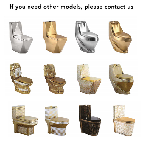 Buy Western Golden Plated Sanitary Ware S Trap Bathroom Wc Toilet Bowl ...
