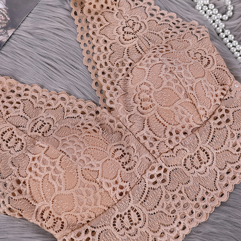 Buy Wholesale Seamless Soft Lace Underwear Bra Set Beautiful Back ...