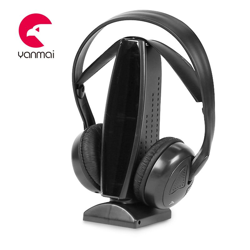 Buy Yanmai Wireless Noise Reduction Tv Headset Fm Reception Automatic ...