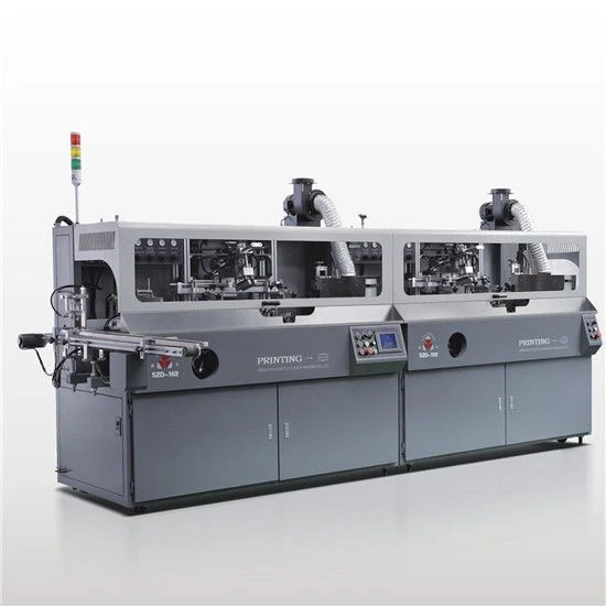 Buy Automatic Two Color Uv Cylindrical Led Bottle Screen Printing Machine For Plastic ...