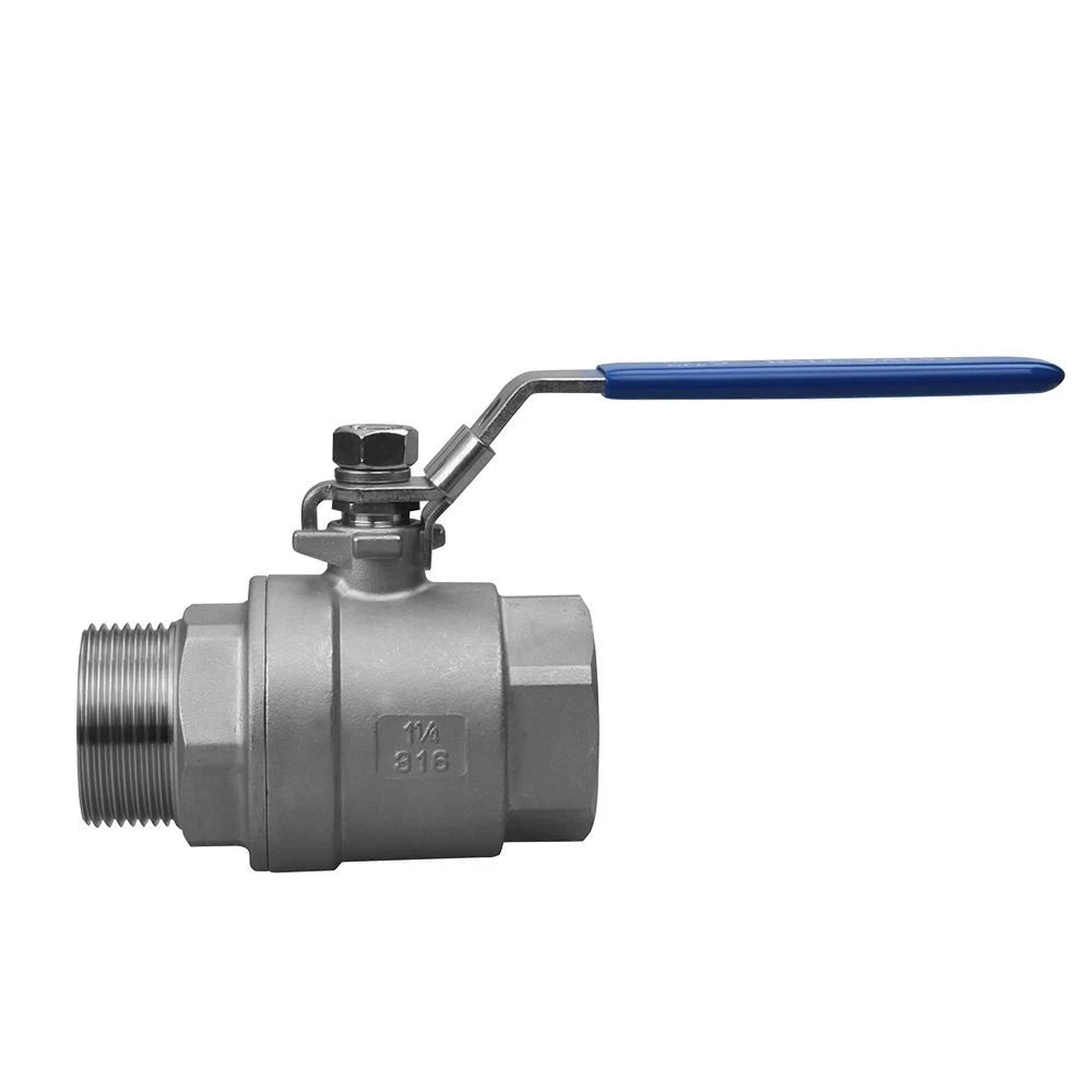 Buy Stainless Steel Male And Female 2pc Ball Valve 1000wog Control Ball ...