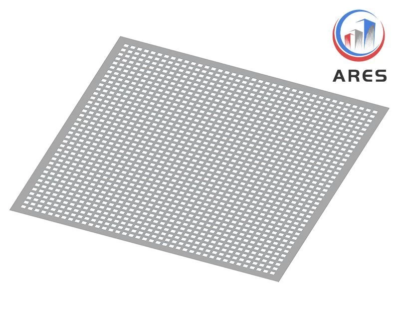 Buy Square Holes Aluminum Perforated Sheet Metal Hjp-1015s Square ...