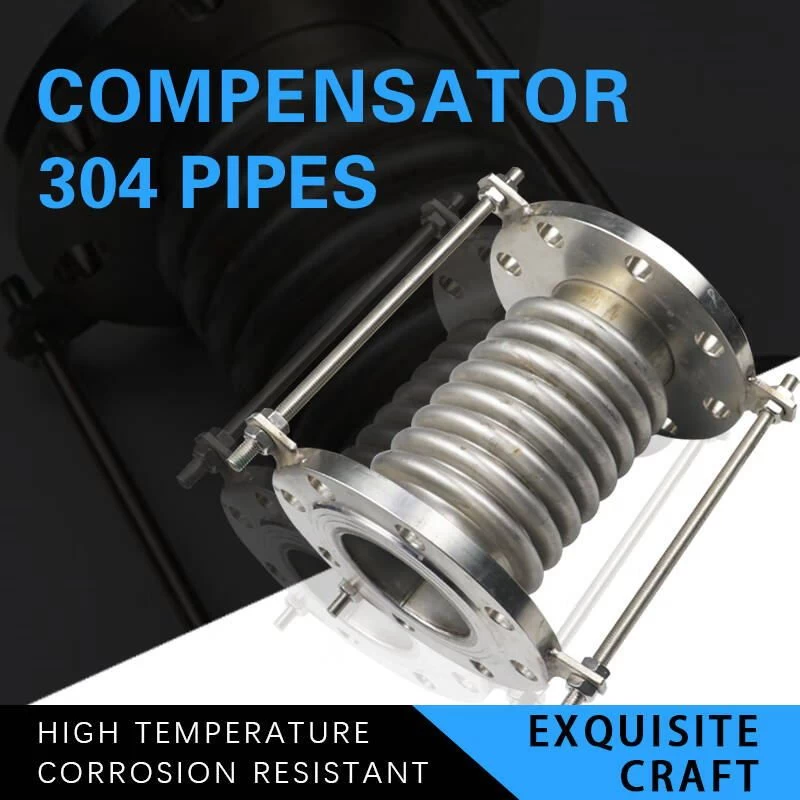 Buy 304 Stainless Steel Compensator Flange Type Dn100 Pipe Special ...