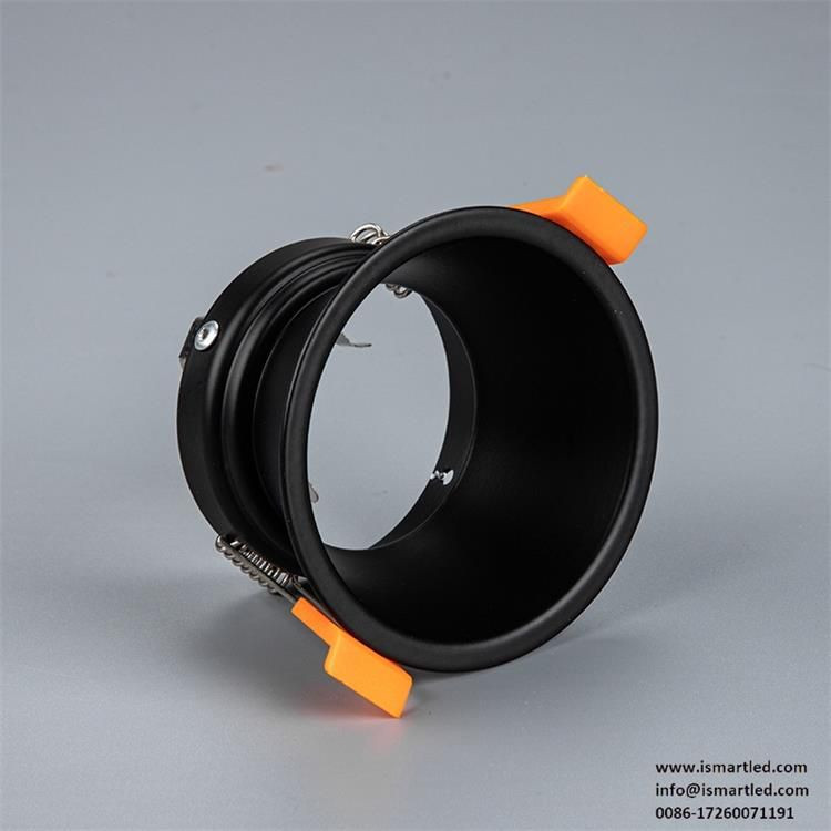 Buy Anti Glare Black Round Recessed Led Spotlight Frames from Zhongshan ...