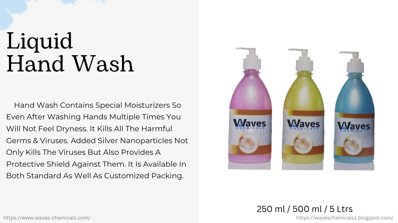 Buy Liquid Hand Wash from Waves Chemicals, India | Tradewheel.com