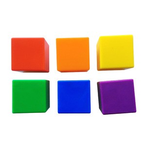 Buy 1 Inch Hollow Plastic Cube Building Block Educational Manipulative ...