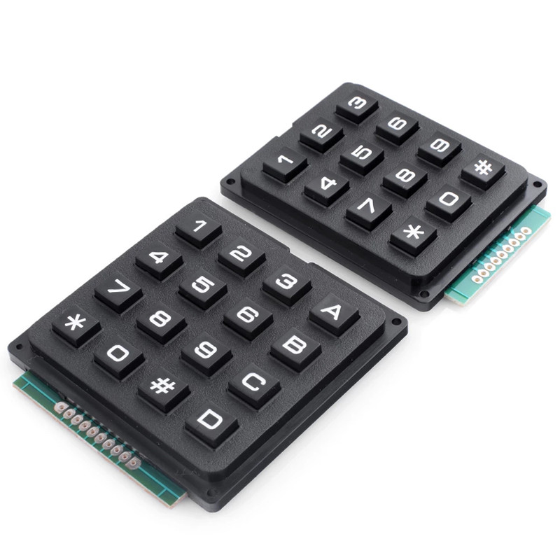 Buy 12 Key Membrane Switch Keypad 4x3 3x4 Matrix Array Matrix Keyboard Membrane Switch Keypad ...