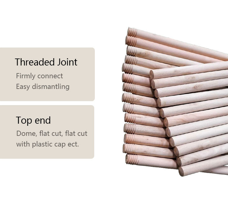 Buy 2021 New Stripe Design Long Wood Sticks Dust Sweeping Customized ...