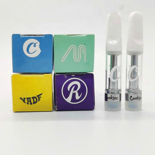 Buy 2021 Newest Cookies Vap Cartridges 1ml 0.8ml Glass Tank Empty Vap ...