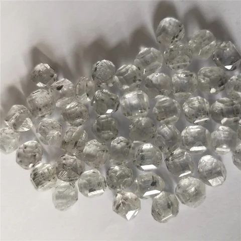 Buy 3 Mm To 5 Mm Natural Grey Synthetic Diamond Rough Uncut Chip Raw ...