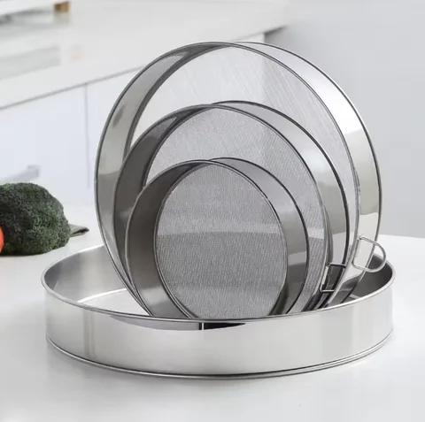 Buy 304 Stainless Steel Standard Test Sieve Garden Metal Sieve Garden ...